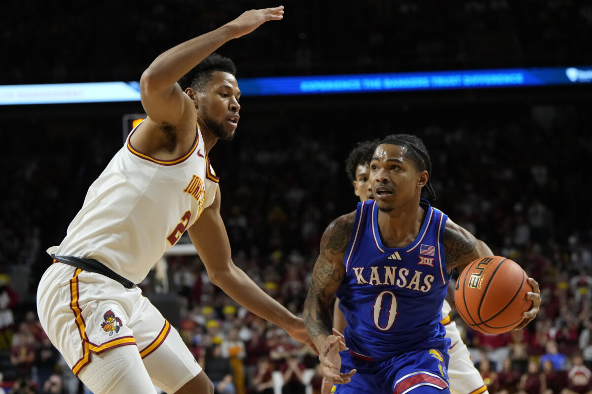 KU struggles late in sloppy 74-57 loss at No. 2 ISU - KU Sports